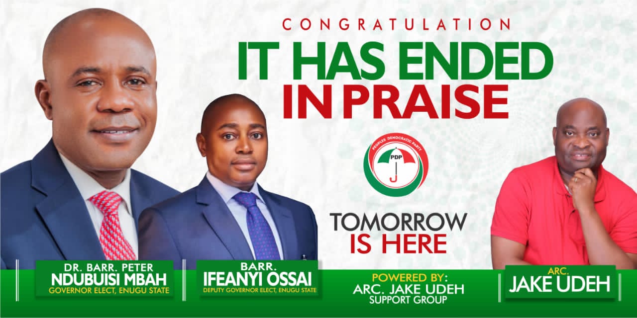 Founder Of Jake Udeh Support Group Expresses Firm Believe In Mbah's ...